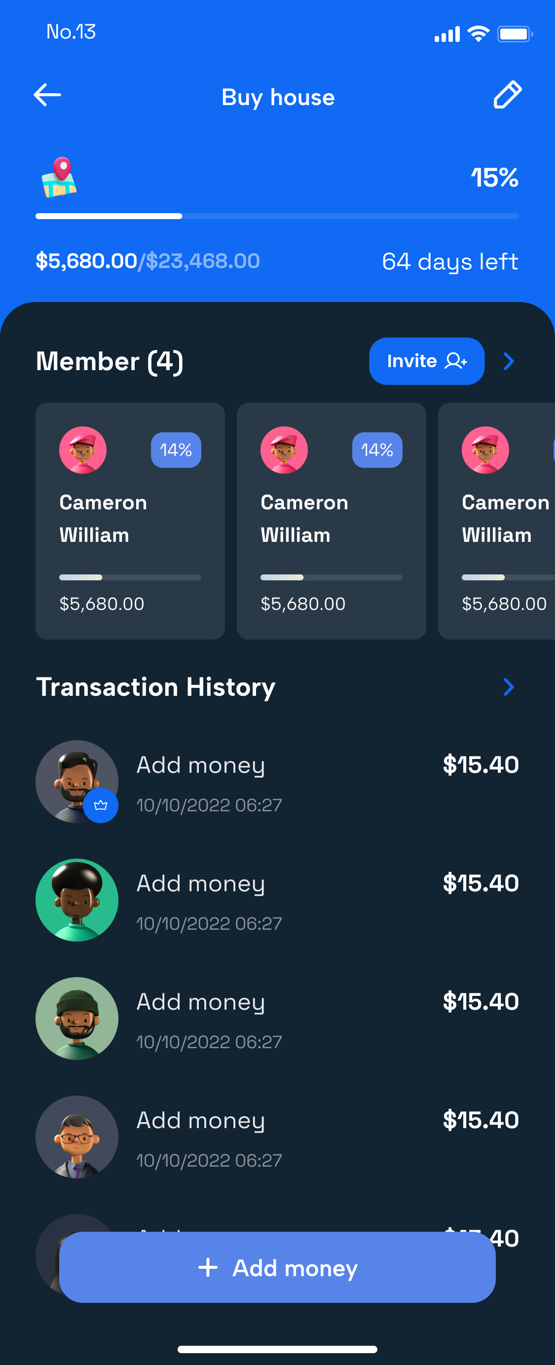 Saveet Saving Goal Flutter Application By Izidev2023 Codecanyon